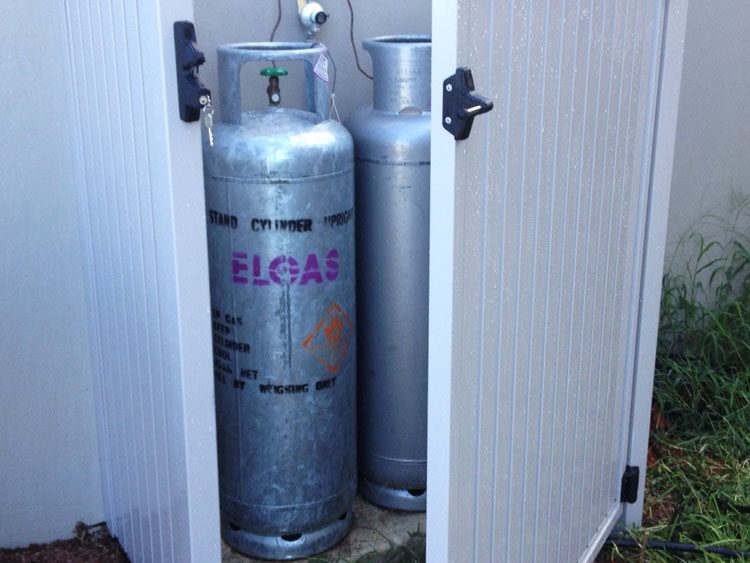 Barbecue ideas and gas storage compartment for the great outdoors