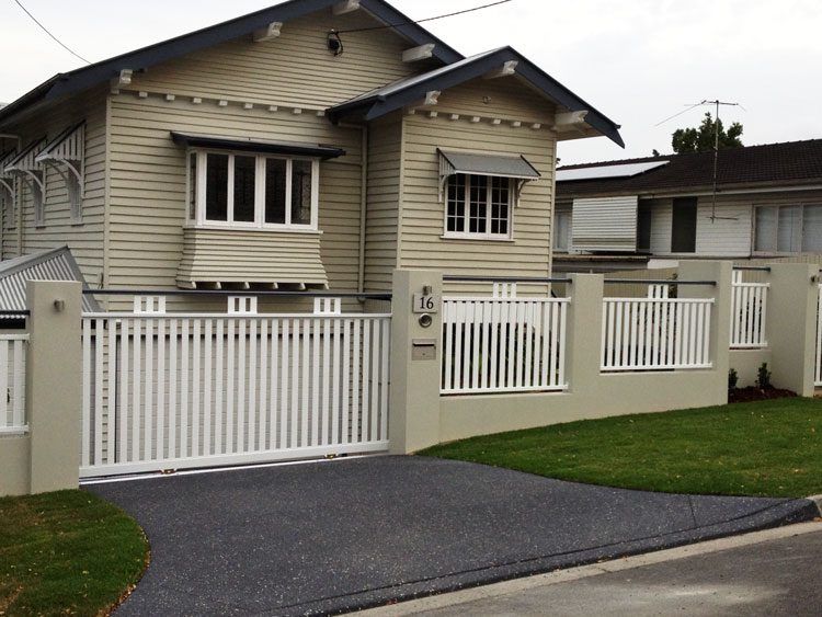 infill fence panels powder coated to suit your fence